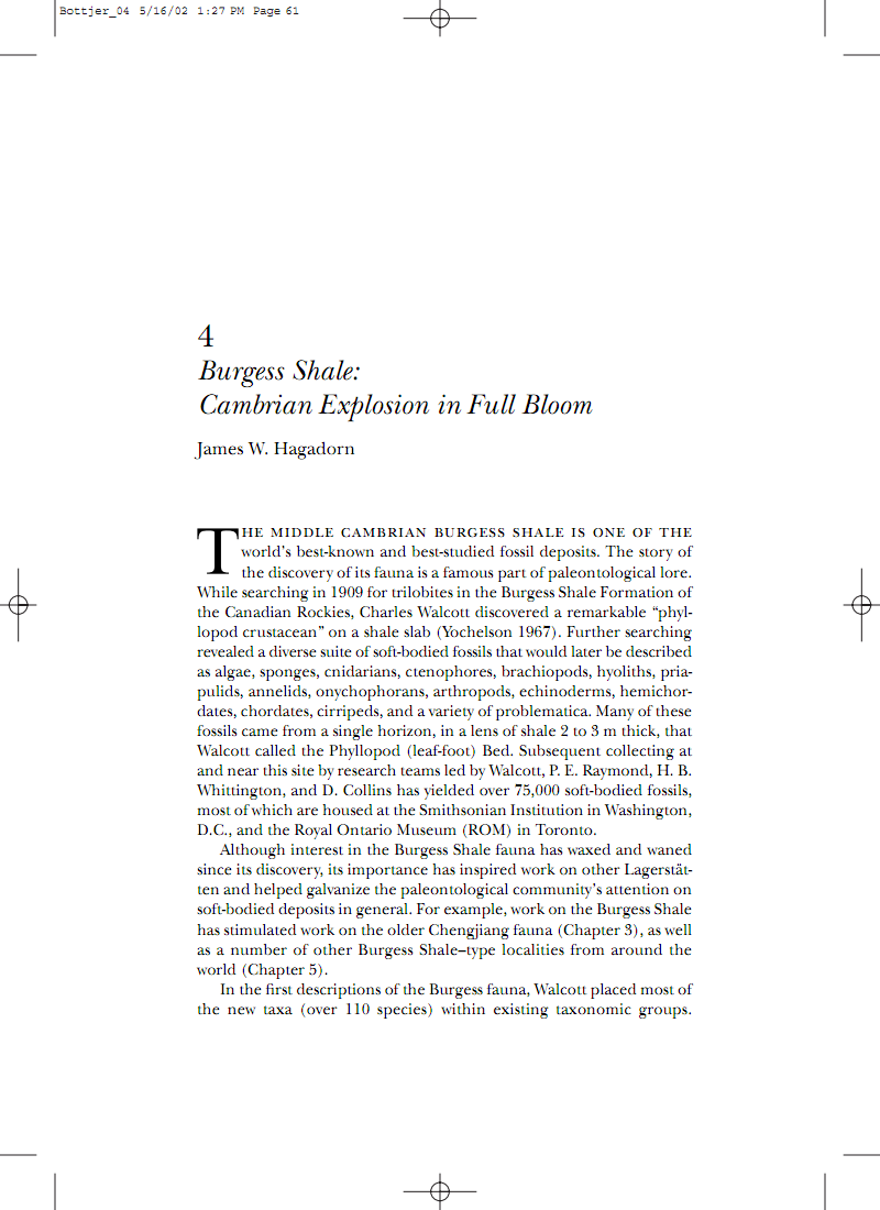 Burgess Shale Cambrian Explosion In Full Bloom资料.pdf